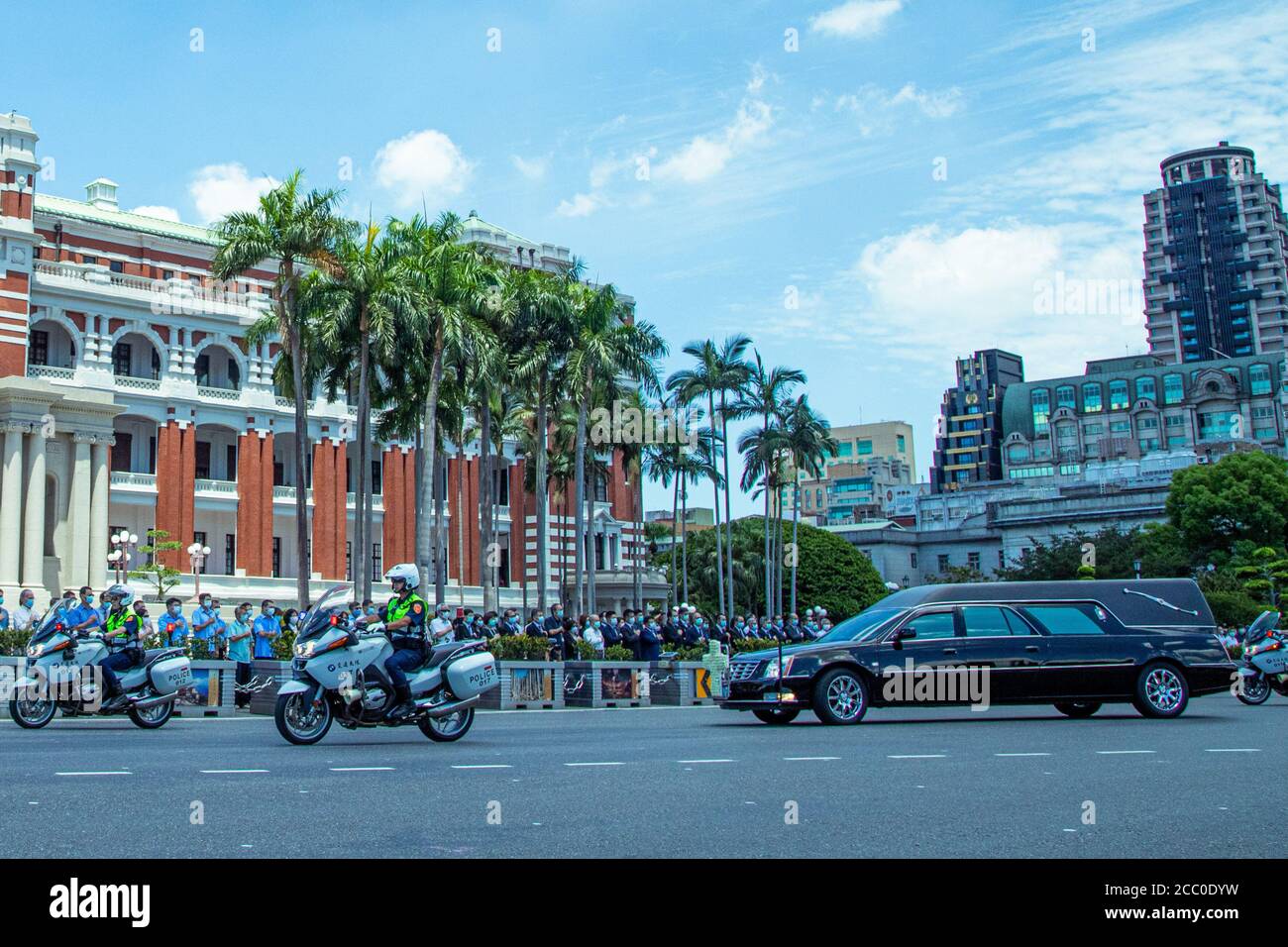 Taipei, Taiwan. 14th Aug, 2020. Former president Lee Teng-Hui's remains ...