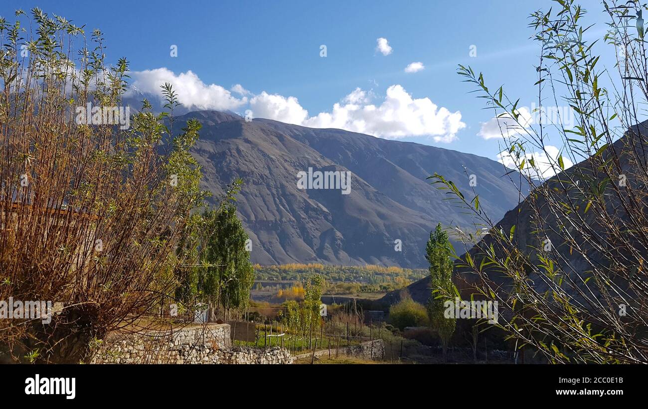 Landscape nature huge beautiful hills of kargil. Kargil in India is ...