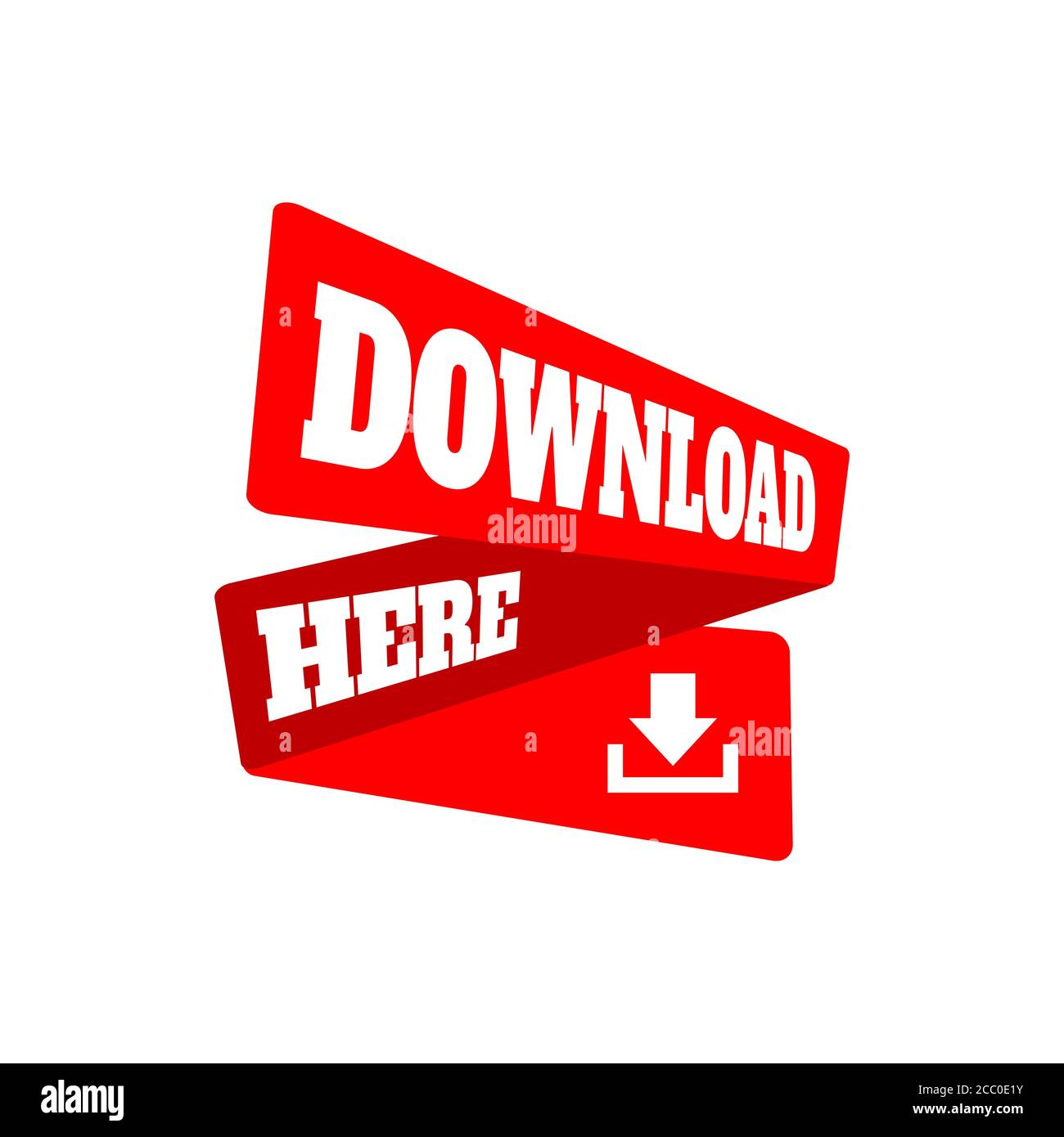 Download Here Button Stylist Text Rounded Rectangular Shape with ...