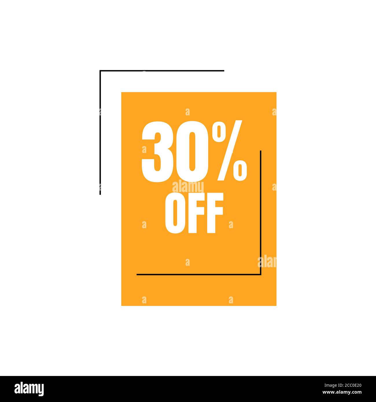 30 Off Sale 30 Percent Discount Marketing Promotional Poster Banner