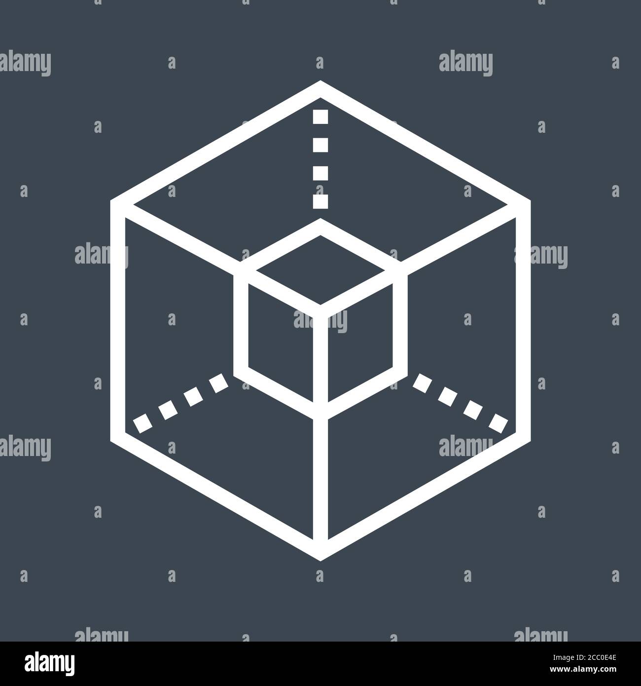 3D Modeling Thin Line Vector Icon Stock Vector Image & Art - Alamy