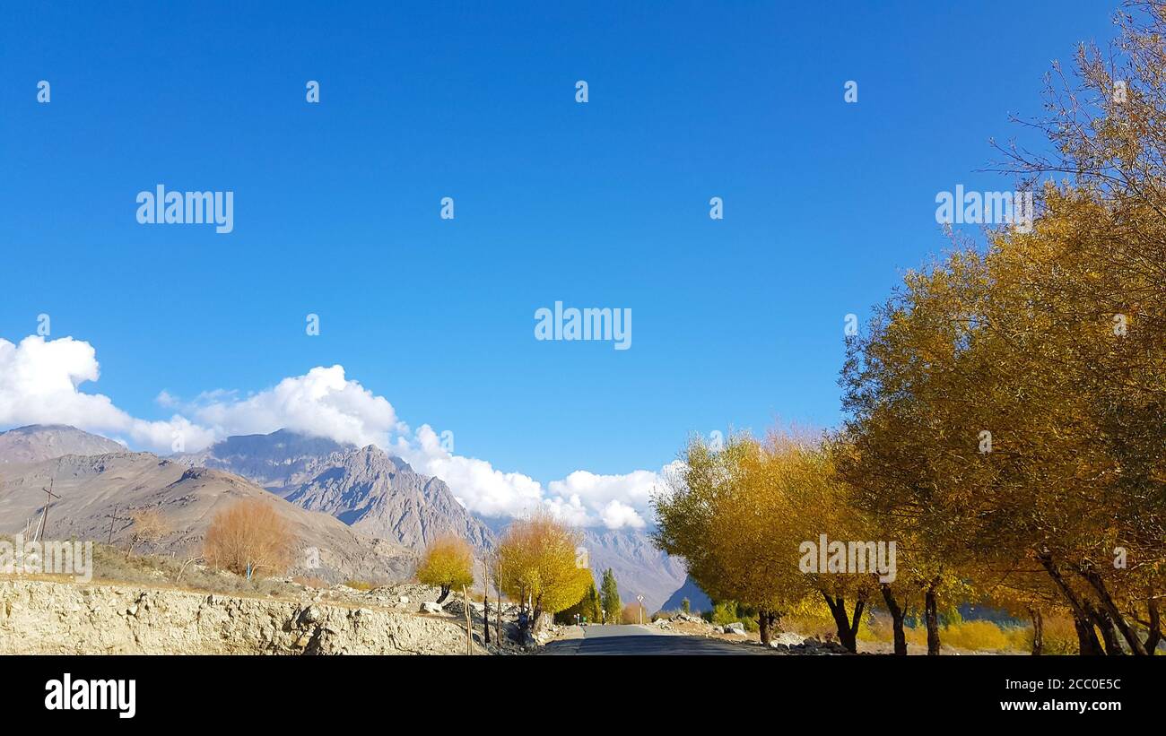 Landscape nature huge beautiful hills of kargil. Kargil in India is ...