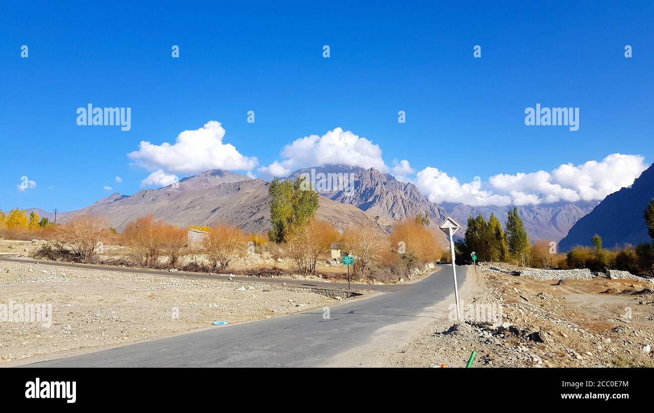 Landscape nature huge beautiful hills of kargil. Kargil in India is ...