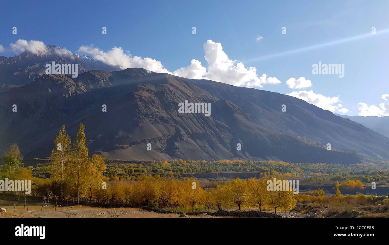 Landscape nature huge beautiful hills of kargil. Kargil in India is ...