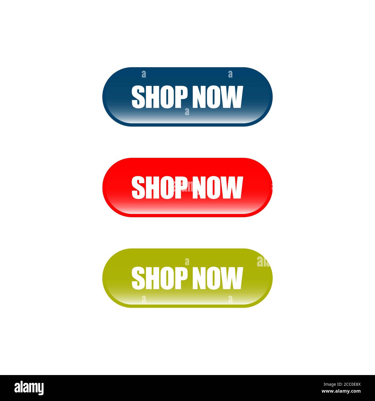 Shop now button lettering text vector design with business symbol icon ...