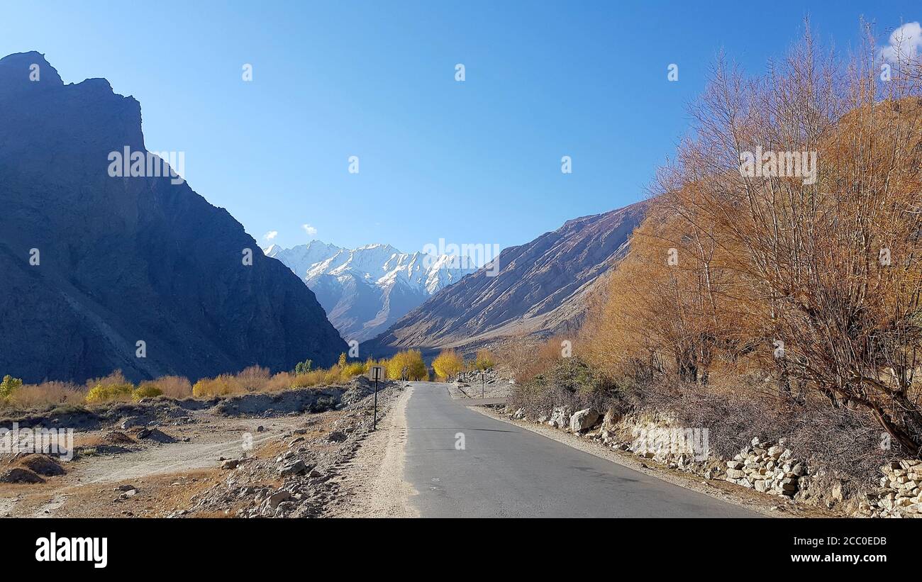 Landscape nature huge beautiful hills of kargil. Kargil in India is ...