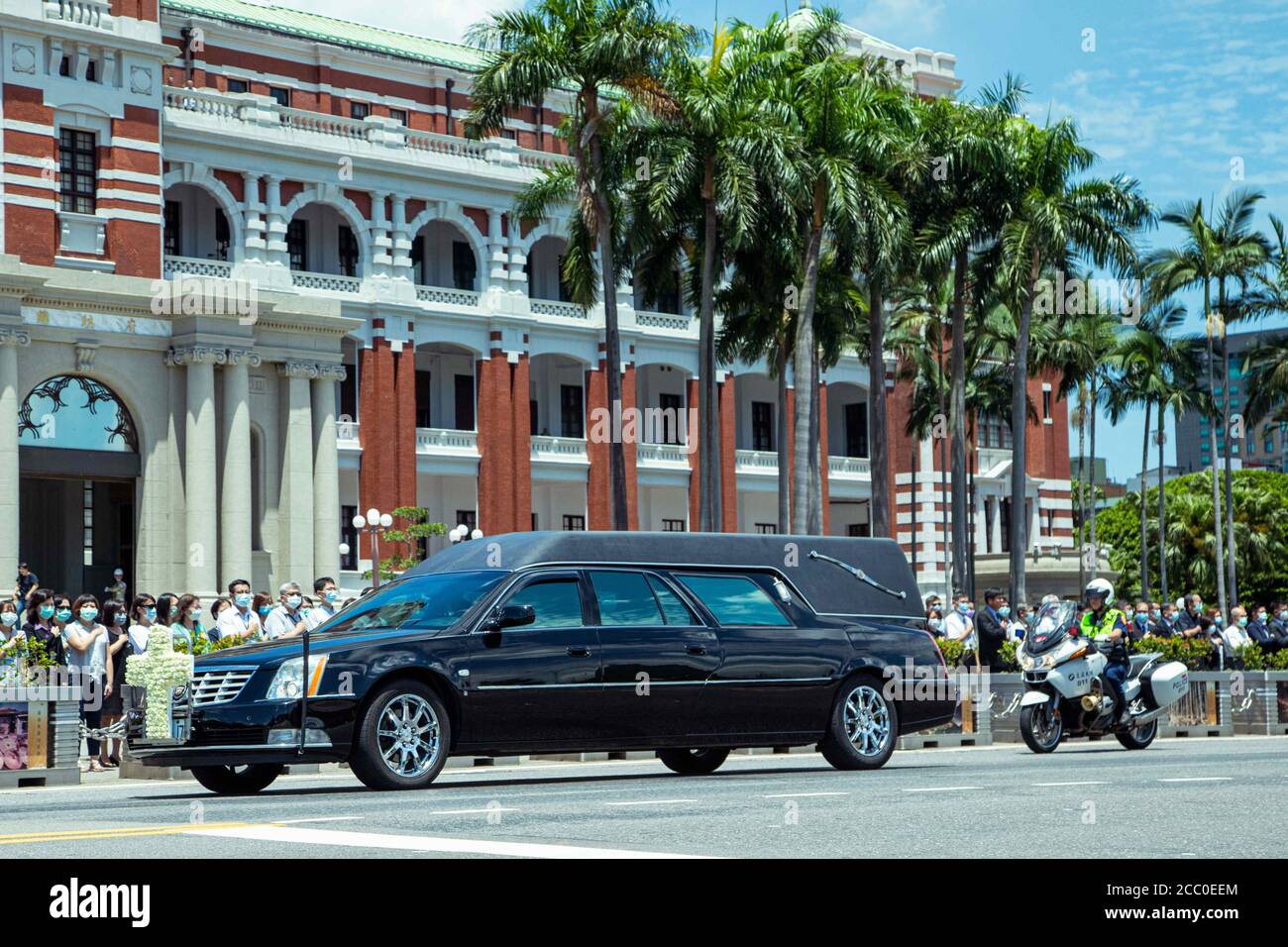 Taipei, Taiwan. 14th Aug, 2020. Former president Lee Teng-Hui's remains ...