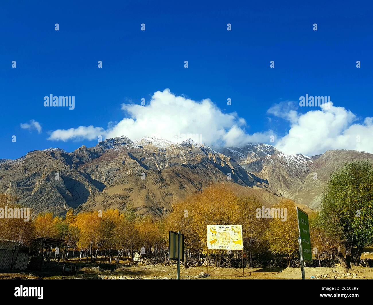 Landscape nature huge beautiful hills of kargil. Kargil in India is ...