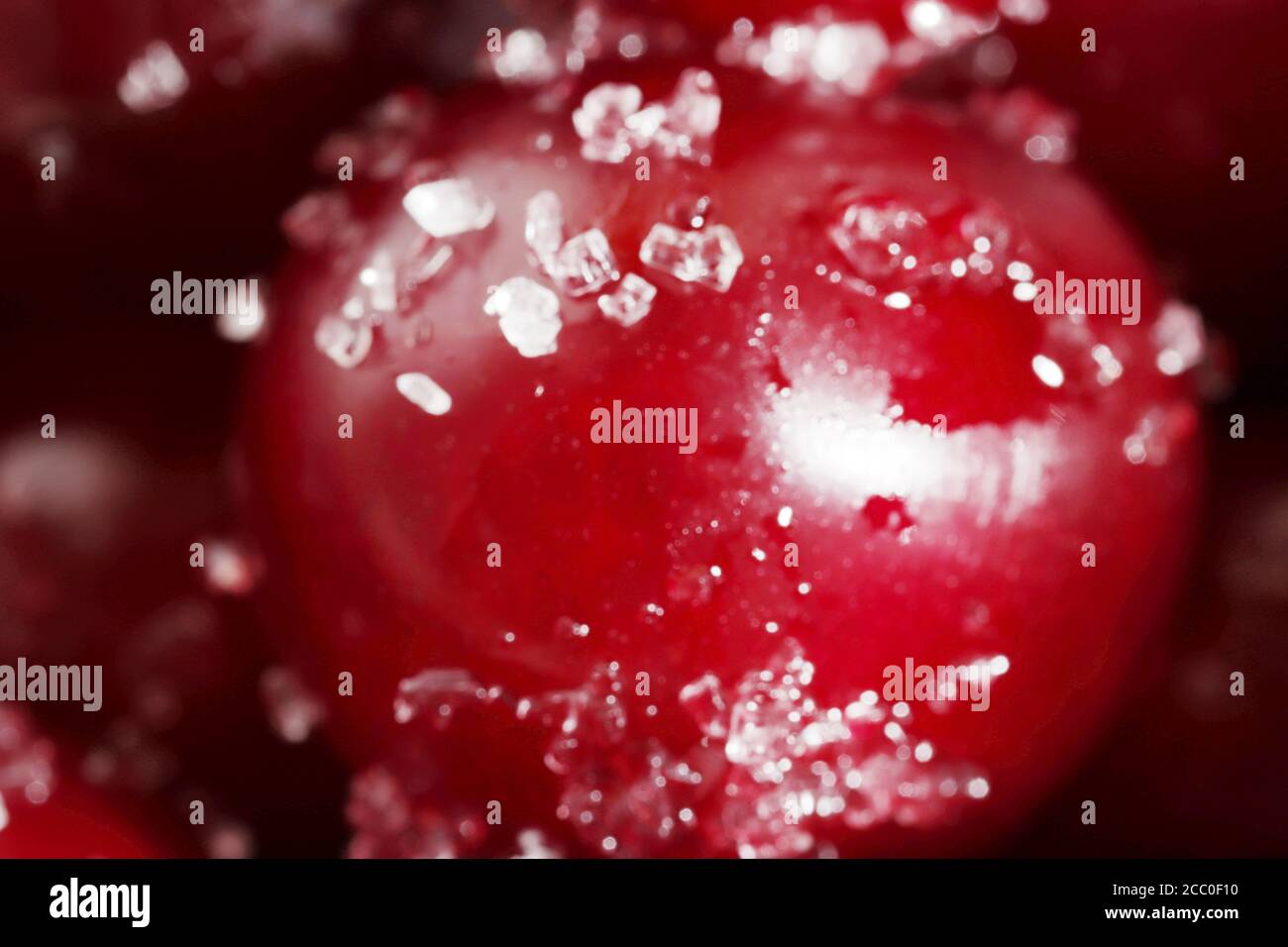 Preparing organic cherry jam. Sweet homemade black cherry jam Stock ...