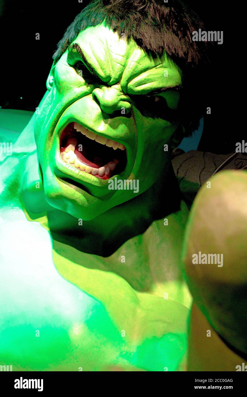 Las Vegas, NV/USA - Oct 09, 2017: The Incredible Hulk giant model ...