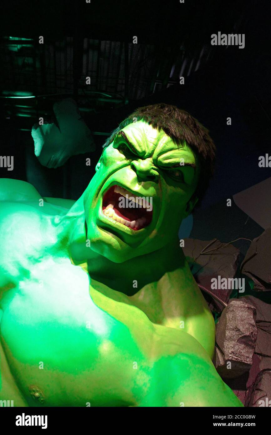 Las Vegas, NV/USA - Oct 09, 2017: The Incredible Hulk giant model ...