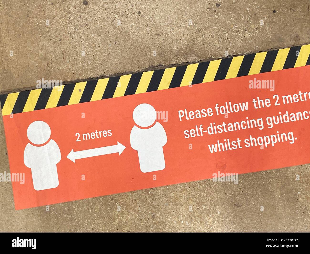 Warning signs during coronavirus hi-res stock photography and images ...