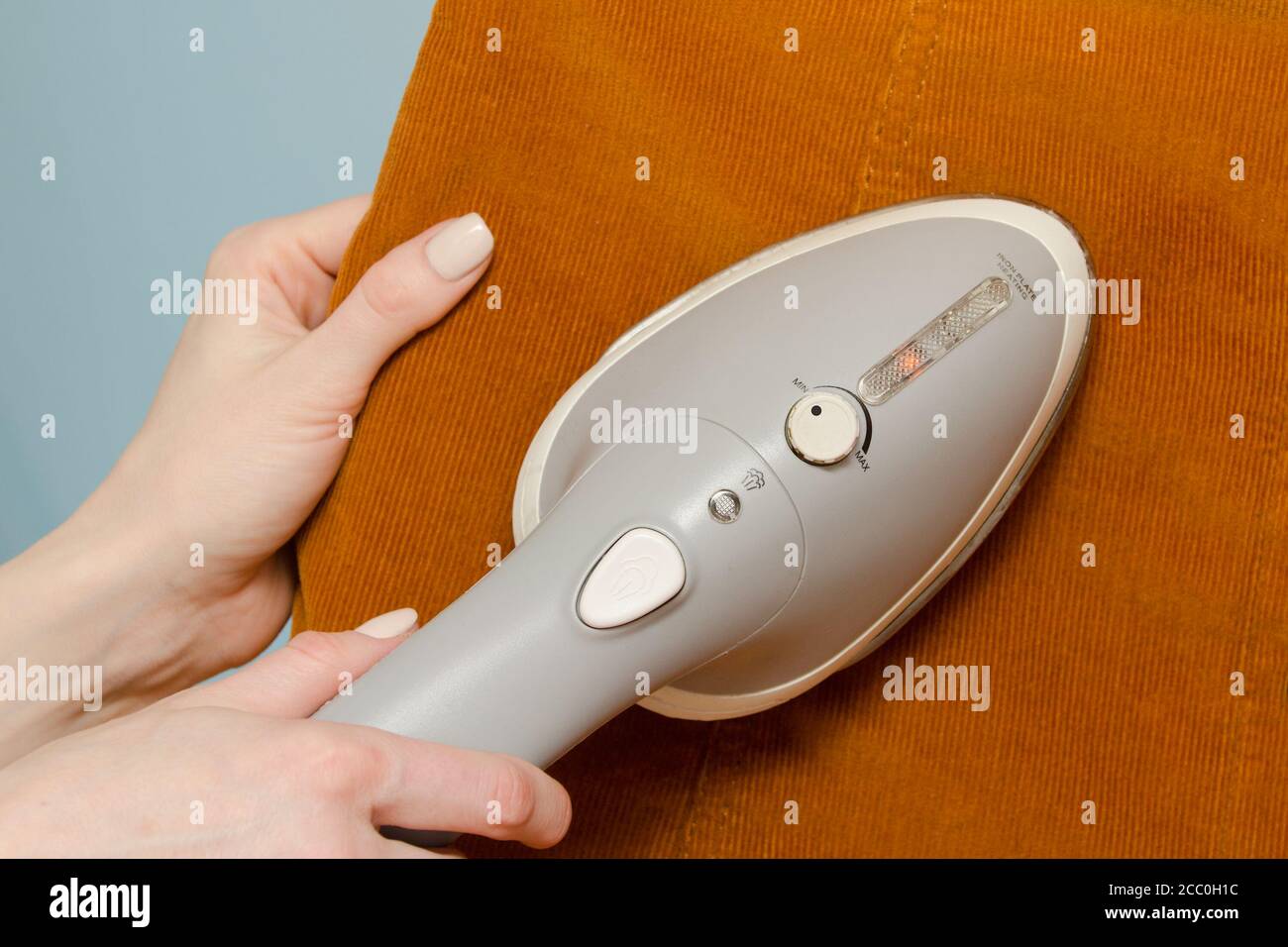 Close up steaming hot iron hi-res stock photography and images - Alamy