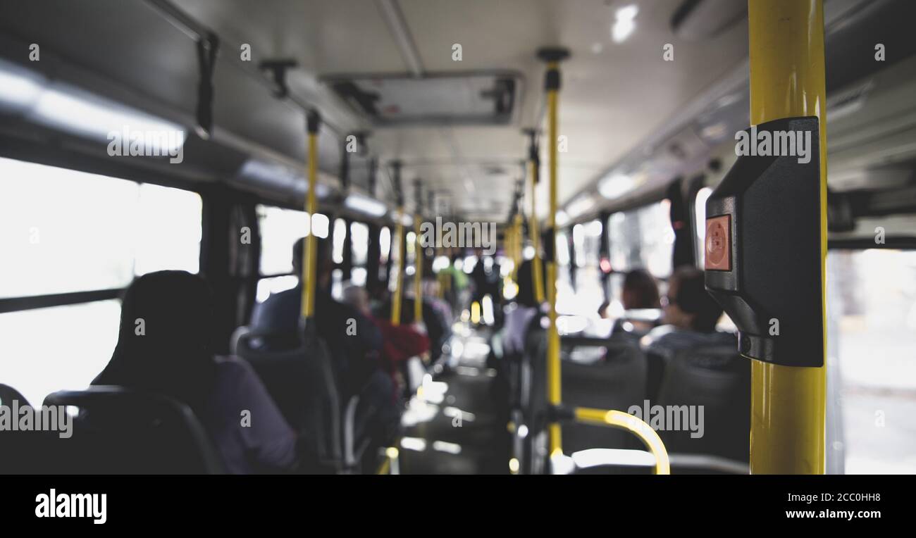 Passengers Inside A Bus High Resolution Stock Photography and Images ...