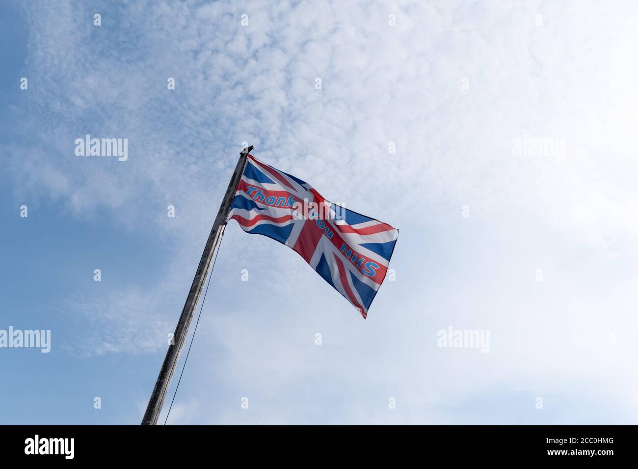 Thank you nhs on union jack hi-res stock photography and images - Alamy