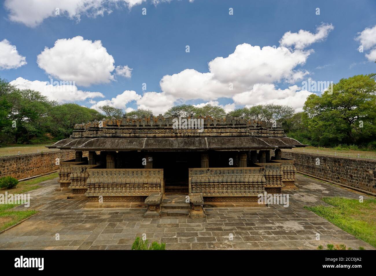 Ancient Nagareshvara Temple, Bankapura Stock Photo - Alamy