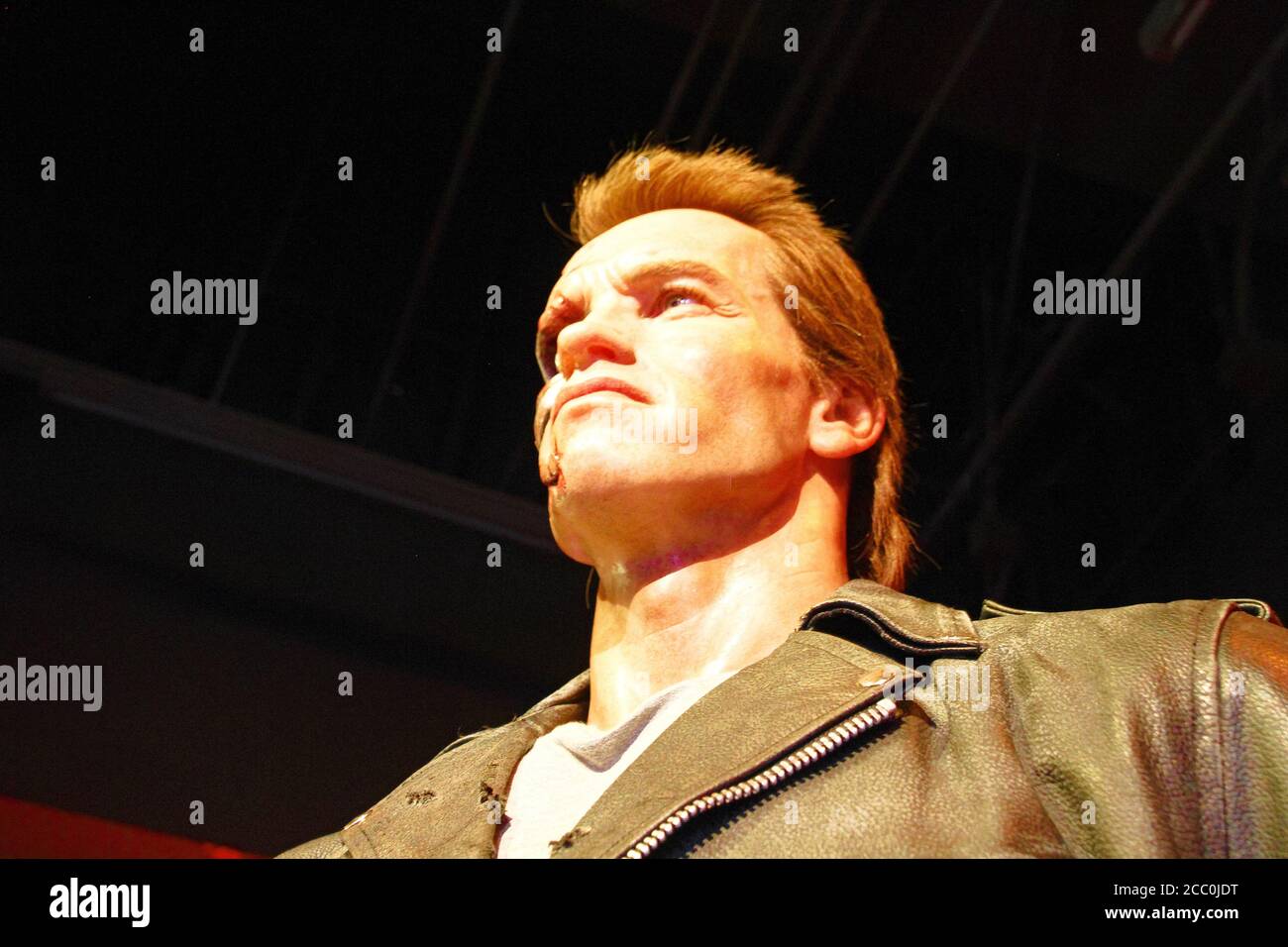 Arnold Schwarzenegger waxwork figure - Madame Tussauds Hollywood Stock ...