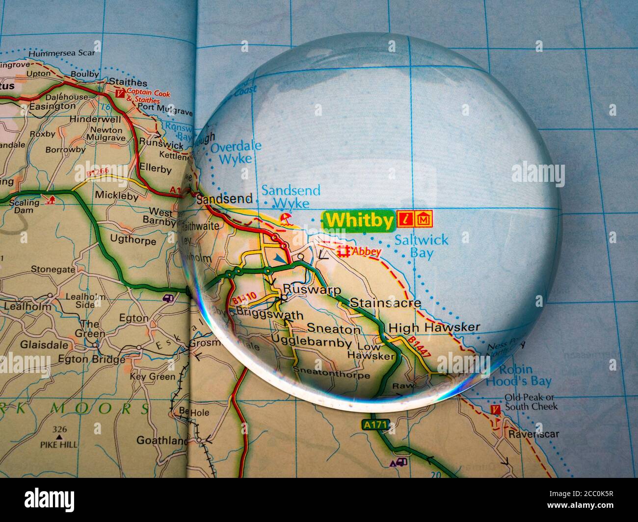 Whitby map hi-res stock photography and images - Alamy