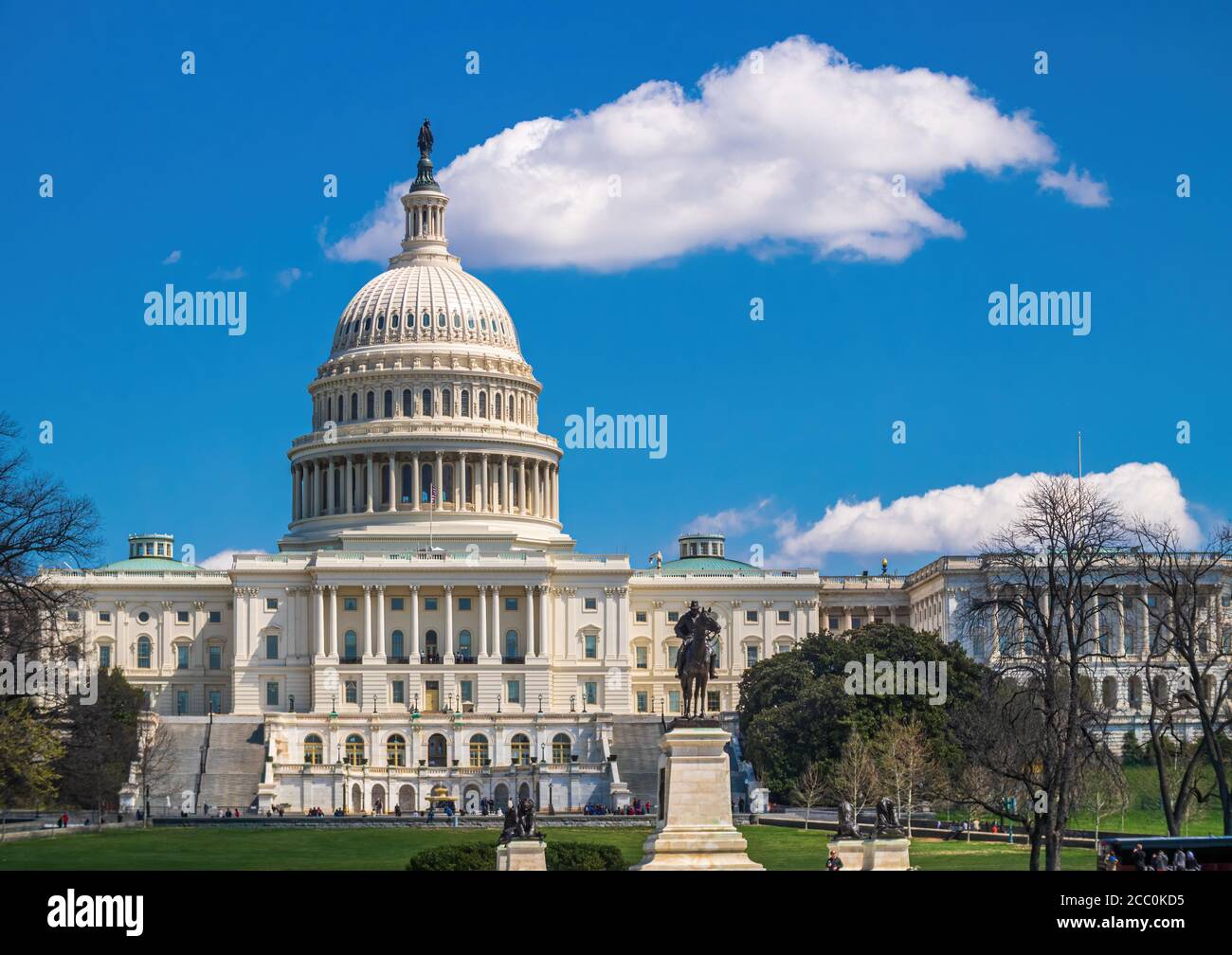 US National Capitol in Washington, DC. Symbol of American Power Stock ...