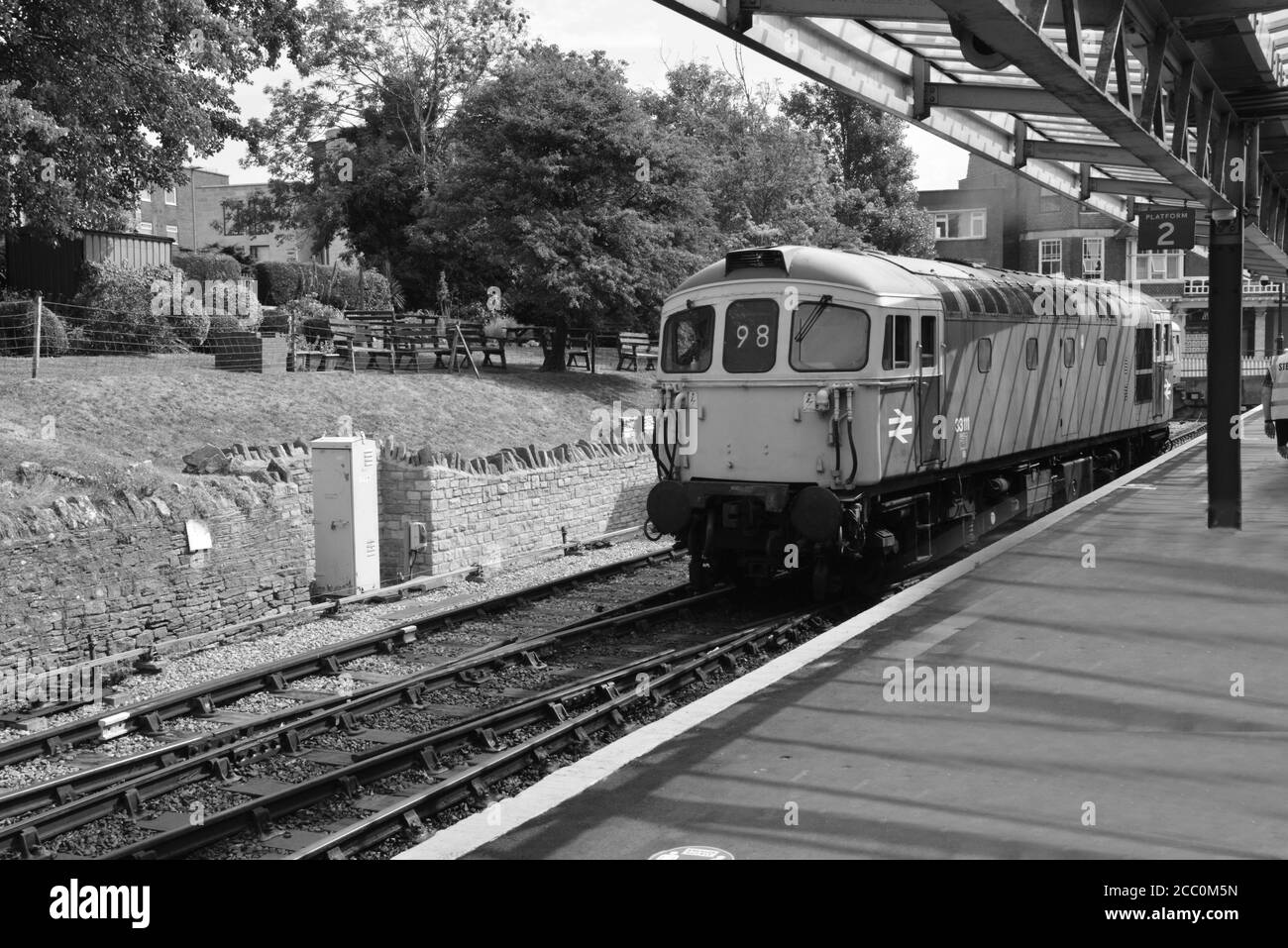 A class 33 Diesel locomotive Stock Photo - Alamy