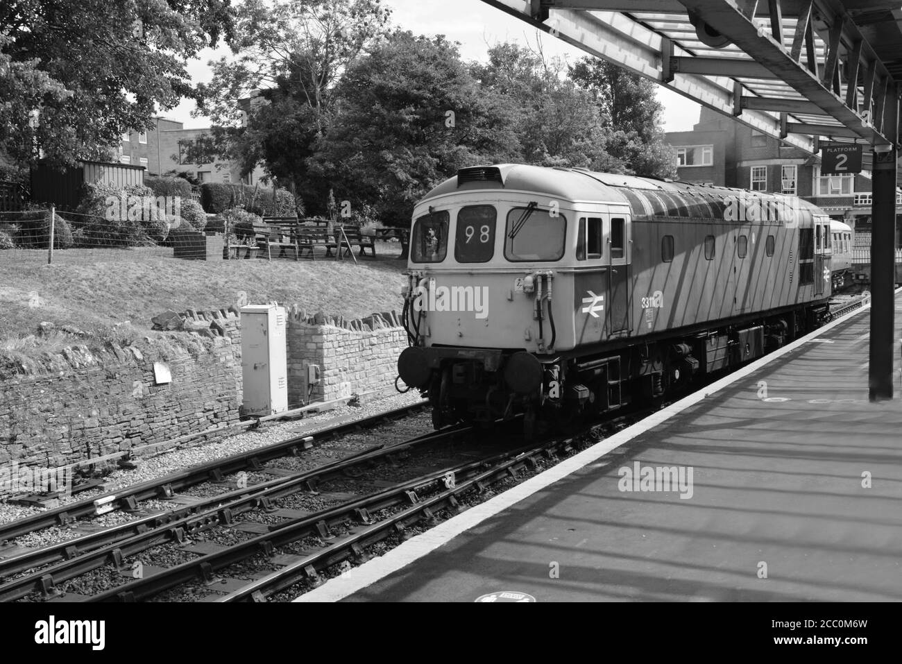 A class 33 Diesel locomotive Stock Photo - Alamy