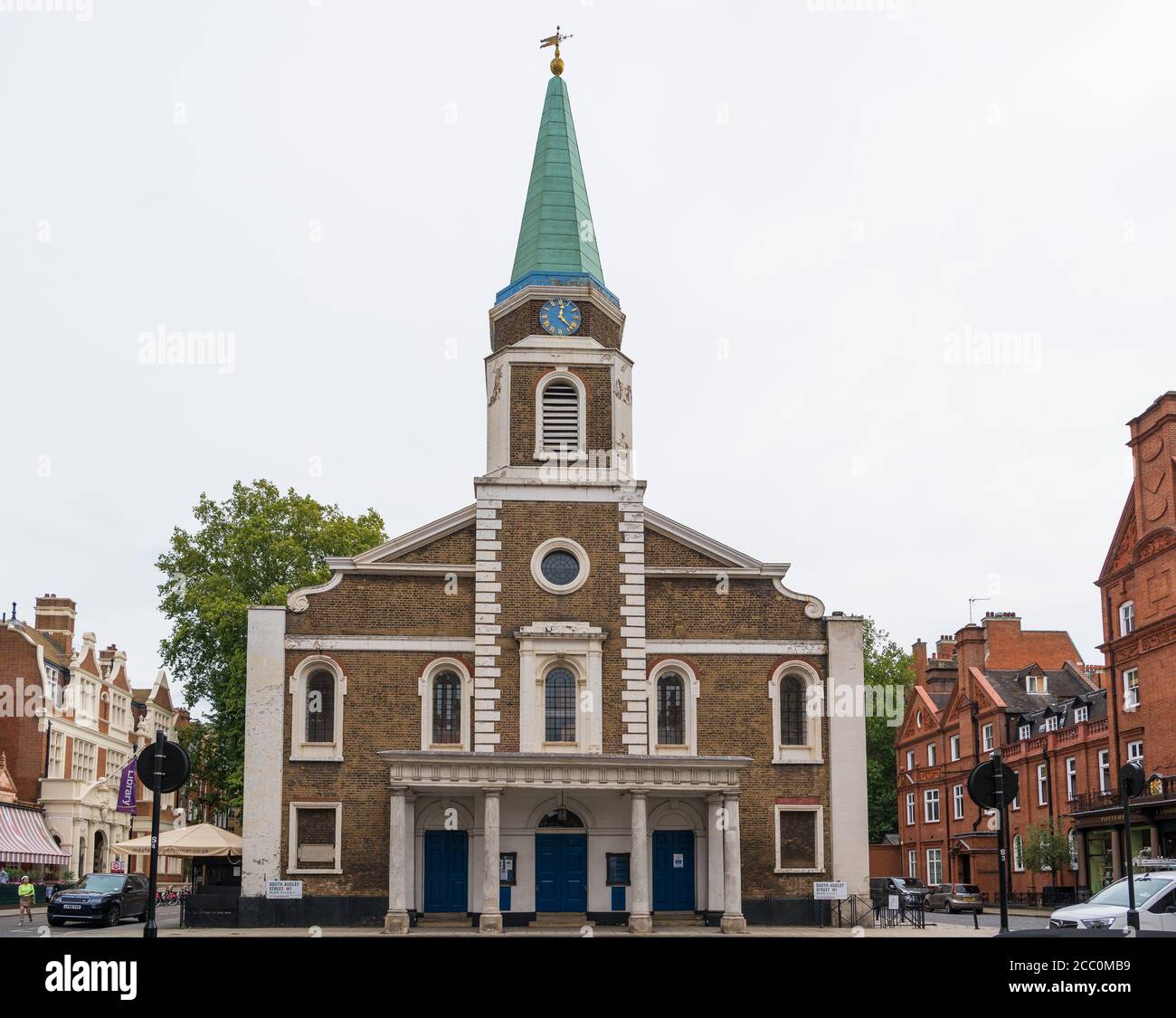 The Grosvenor Chapel church stands in South Audley Street, Mayfair ...