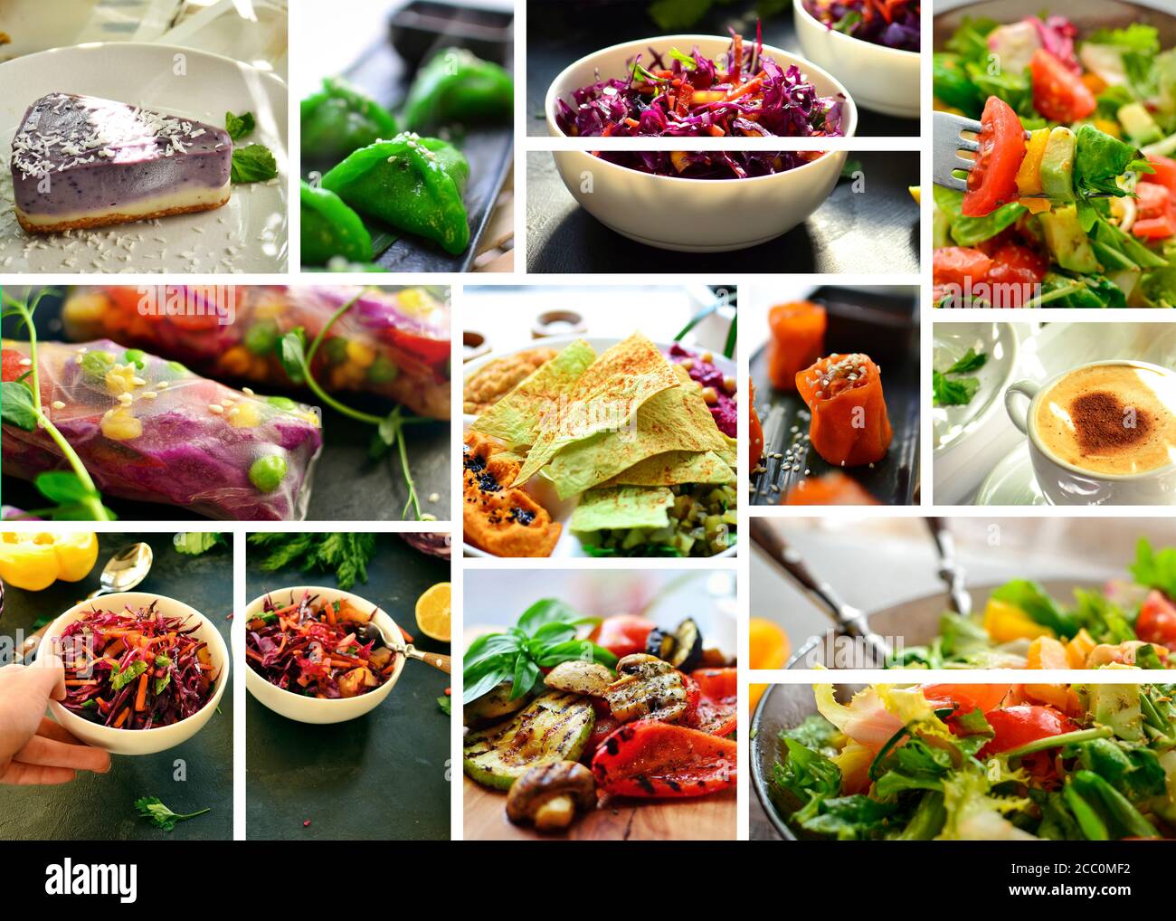 Healthy food collage hi-res stock photography and images - Alamy