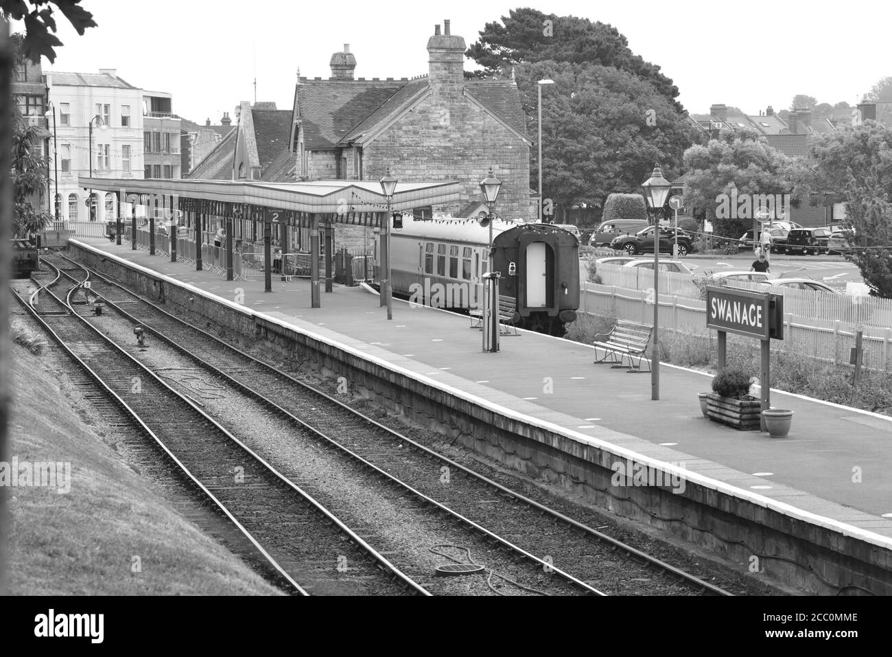 Signal box train swanage hi-res stock photography and images - Alamy