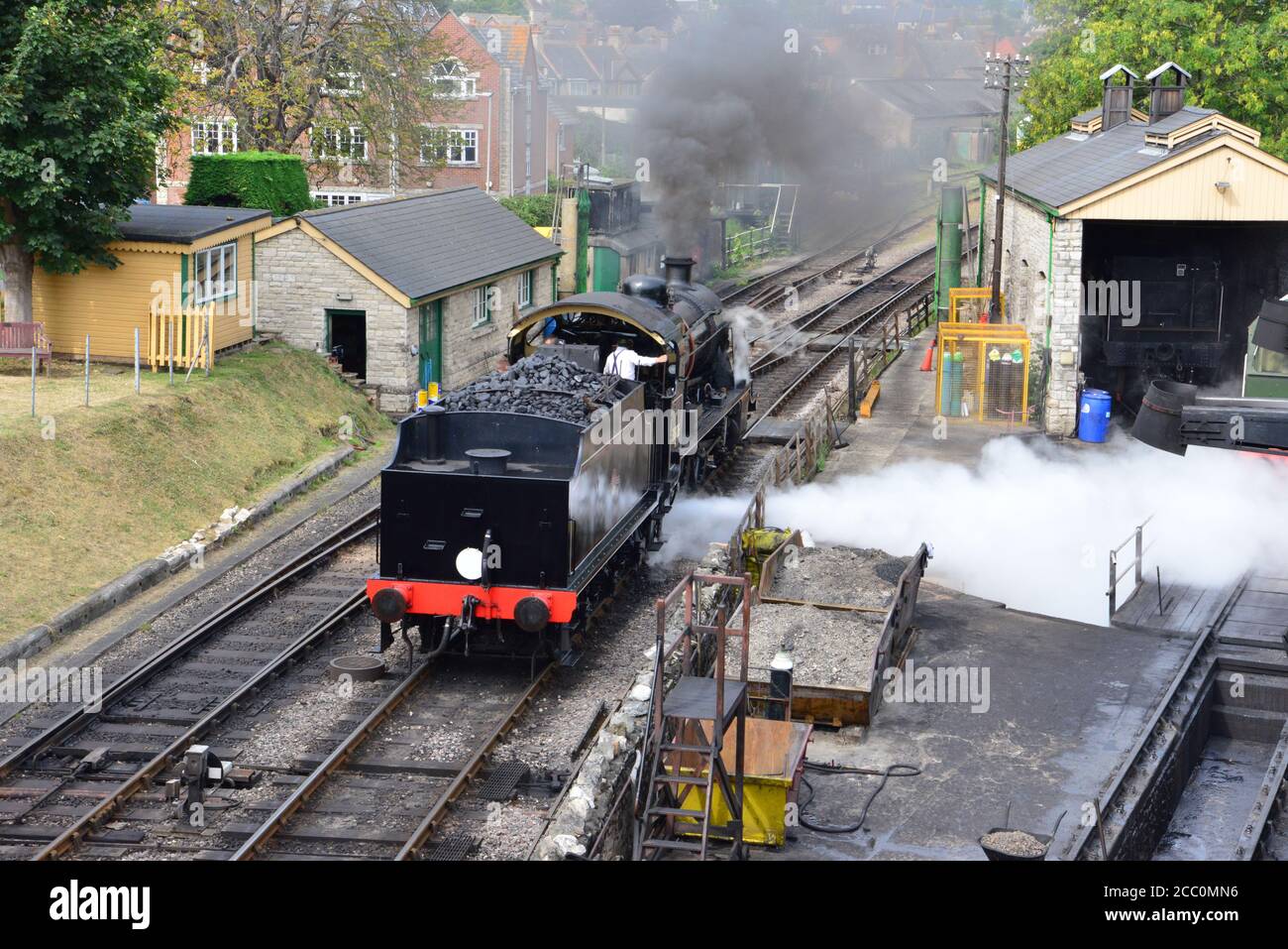 A U class steam locomotive Stock Photo - Alamy