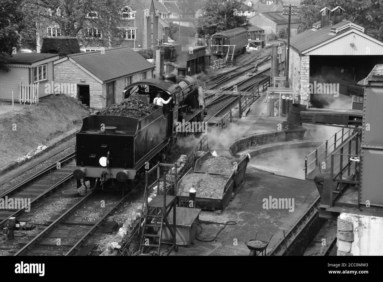 A U class steam locomotive Stock Photo - Alamy