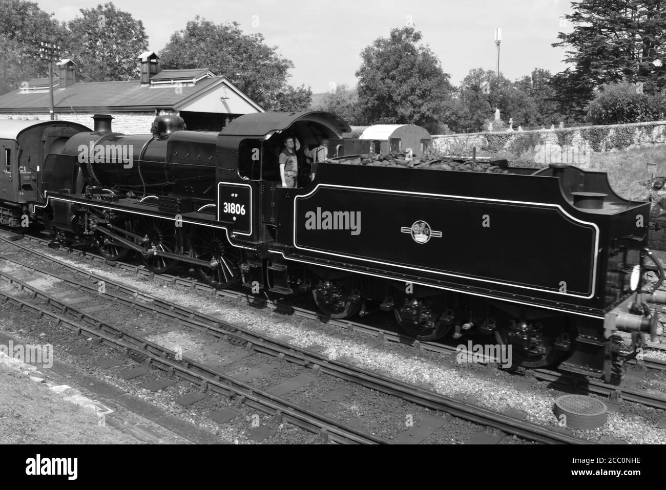 A U class steam locomotive Stock Photo - Alamy