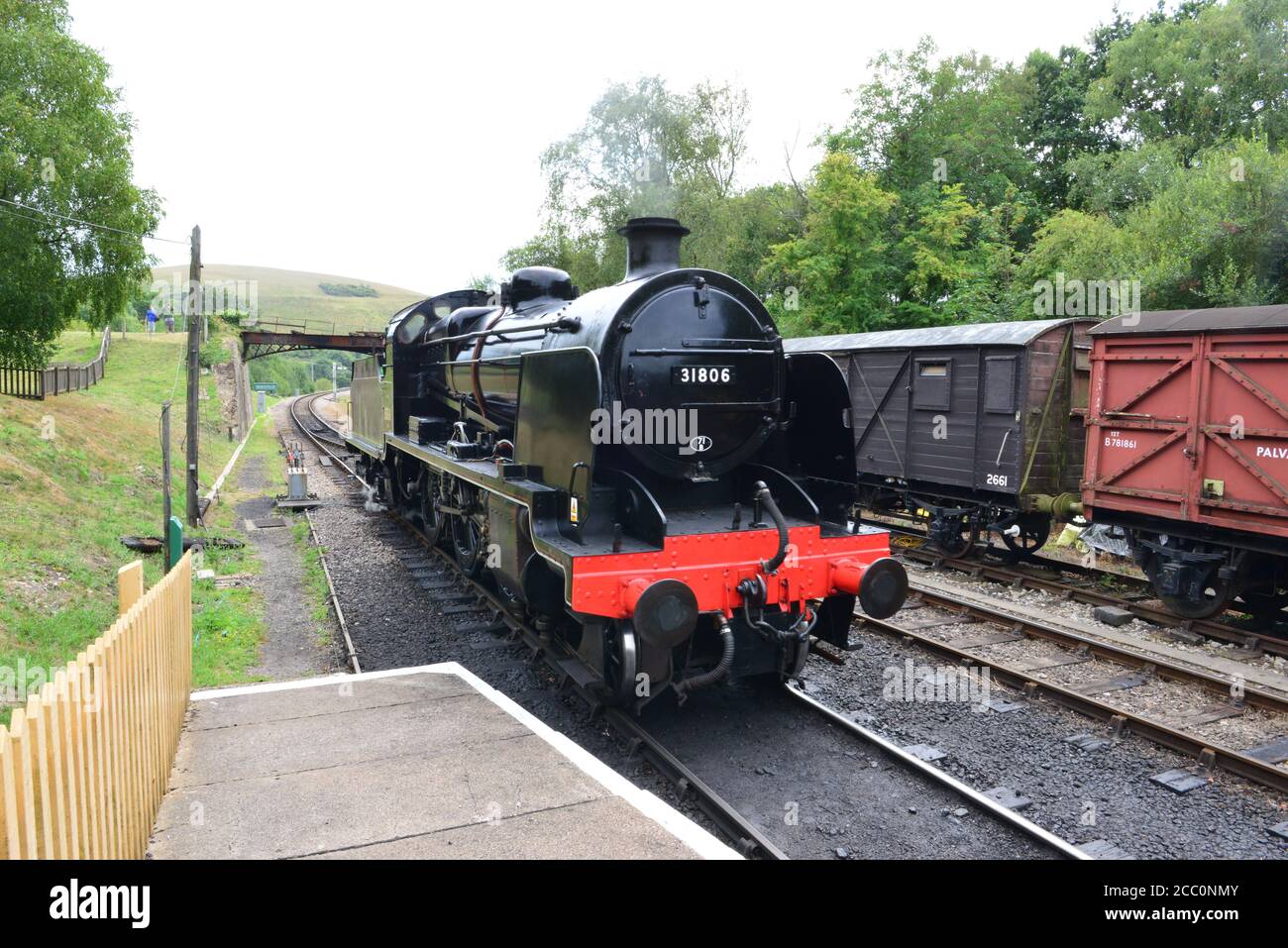 A U class steam locomotive Stock Photo - Alamy