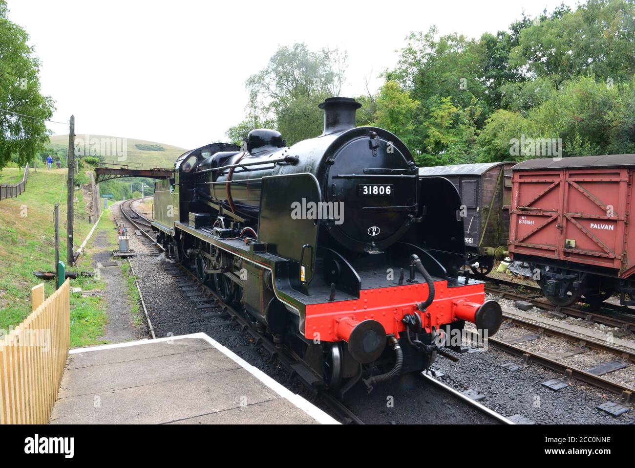A U class steam locomotive Stock Photo - Alamy