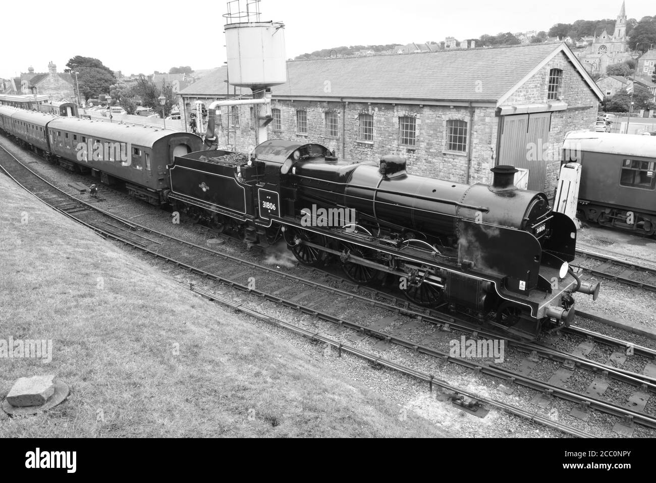 A U class steam locomotive Stock Photo - Alamy
