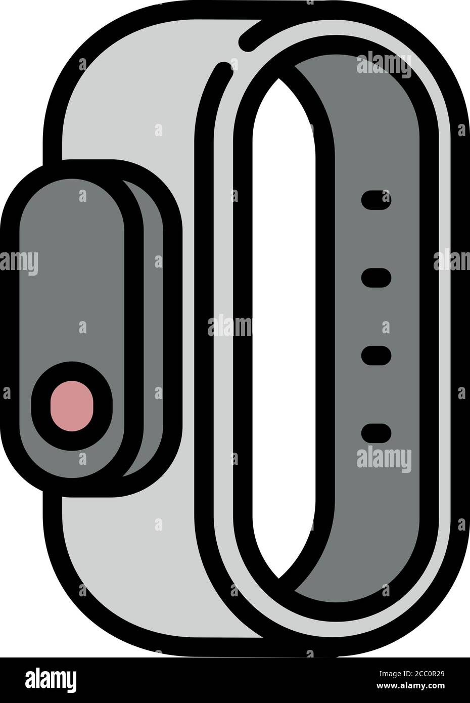 Fitness activity tracker icon. Outline fitness activity tracker vector ...