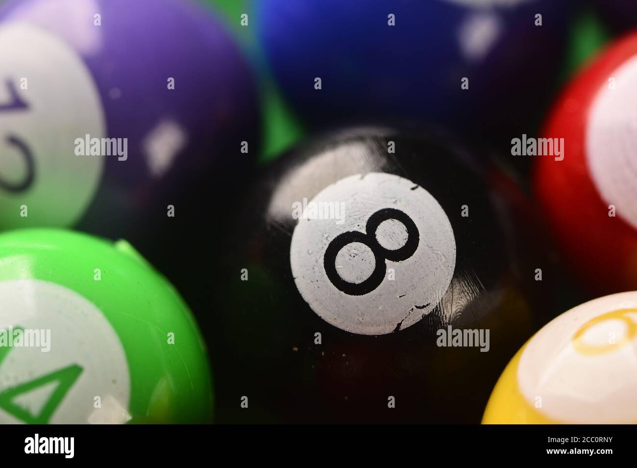 Billiard balls close up hi-res stock photography and images - Alamy
