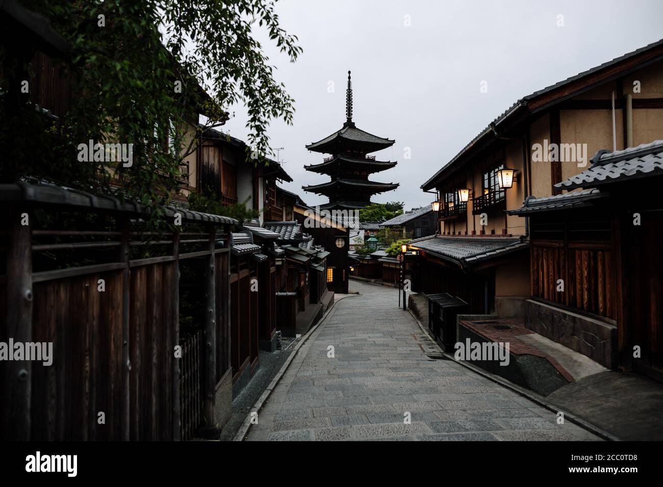 Mesmerizing shot of one of the most famous buildings of Kyoto, Yasaka ...