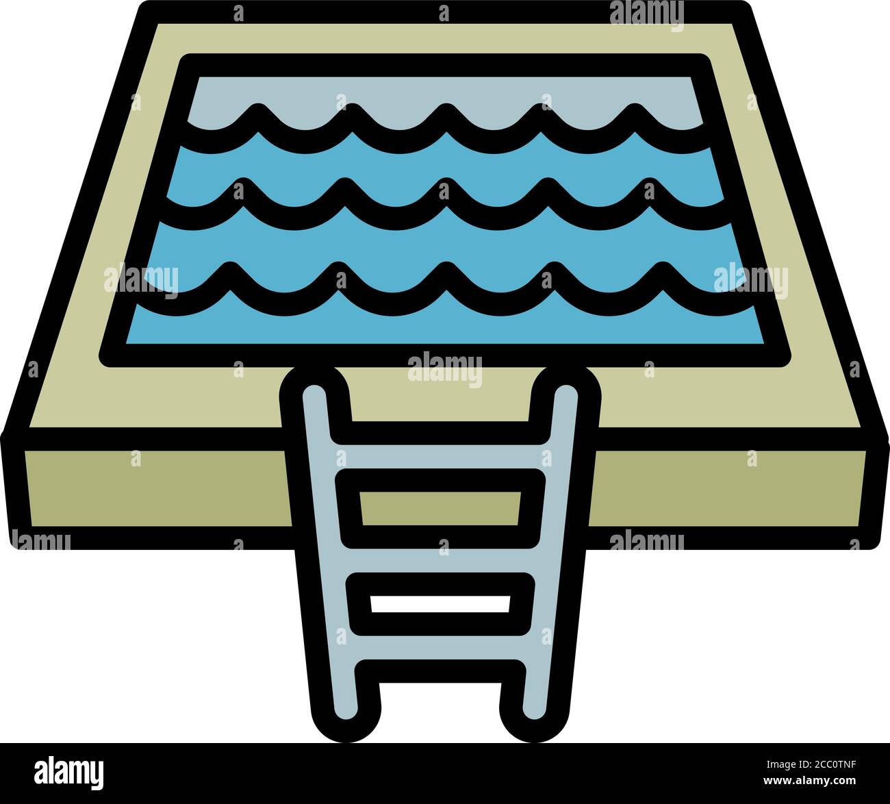 Woman bikini swim and pool Cut Out Stock Images & Pictures - Alamy