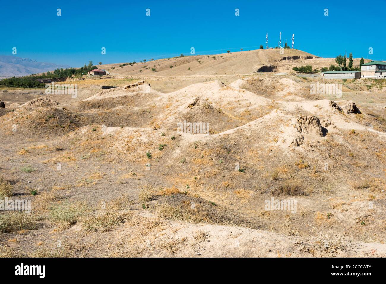 Panjakent, Tajikistan - Remains of Ancient Panjakent. a famous Historic ...