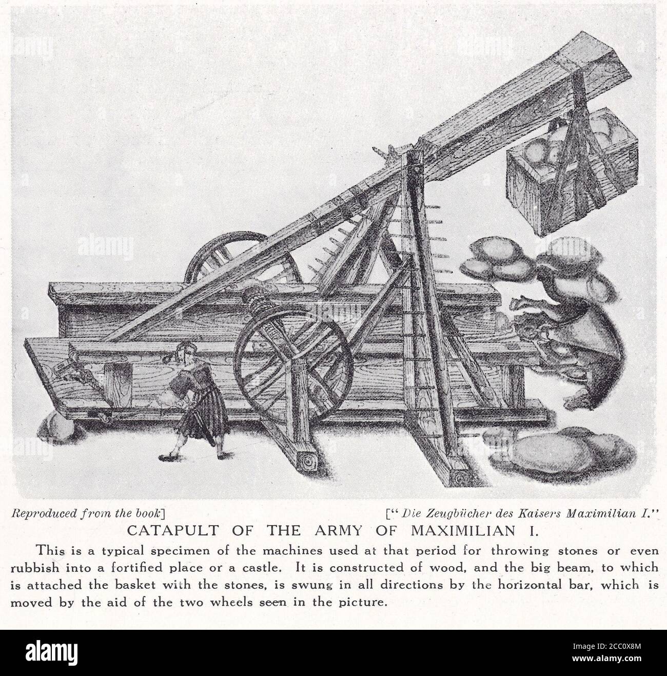 Catapult of the Army of Maximilian I Stock Photo - Alamy