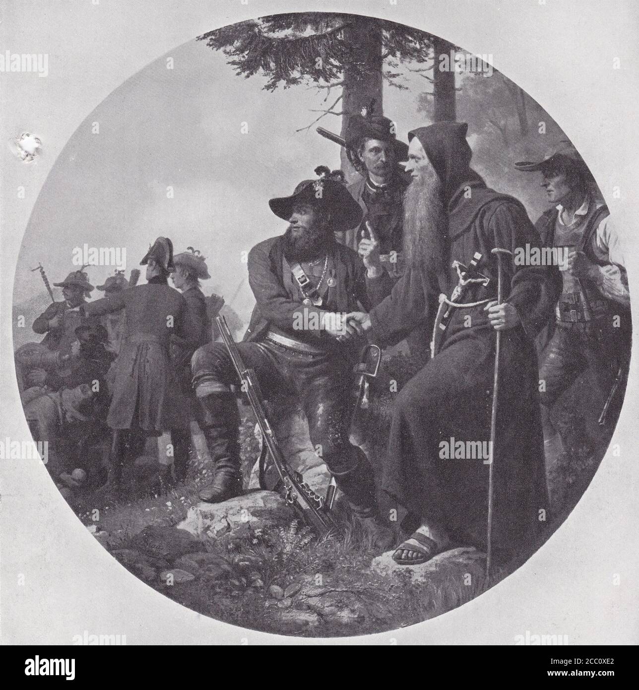 Andreas Hofer at Isel Mountain, August 13th 1809 Stock Photo - Alamy