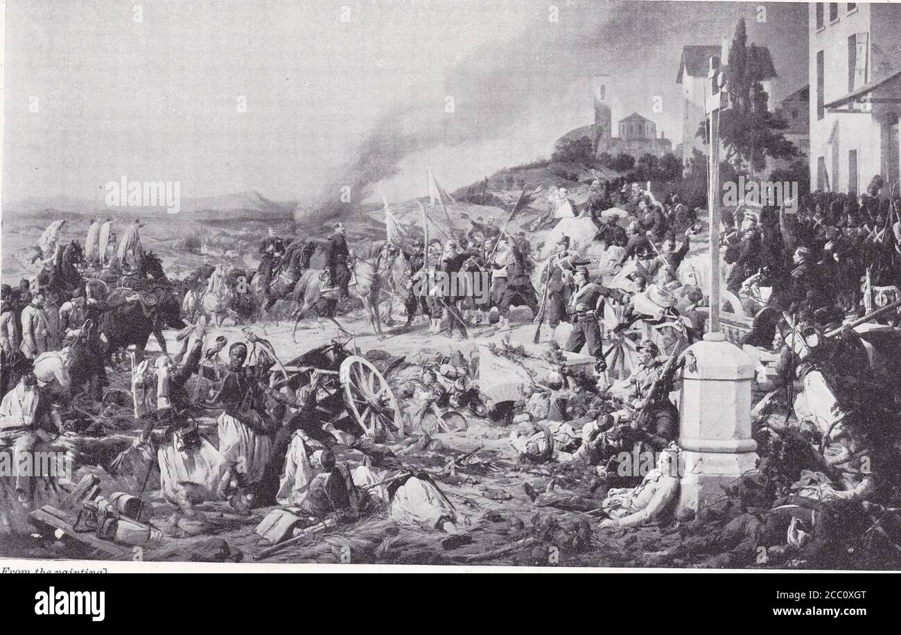 The Battle of Solferino Stock Photo - Alamy