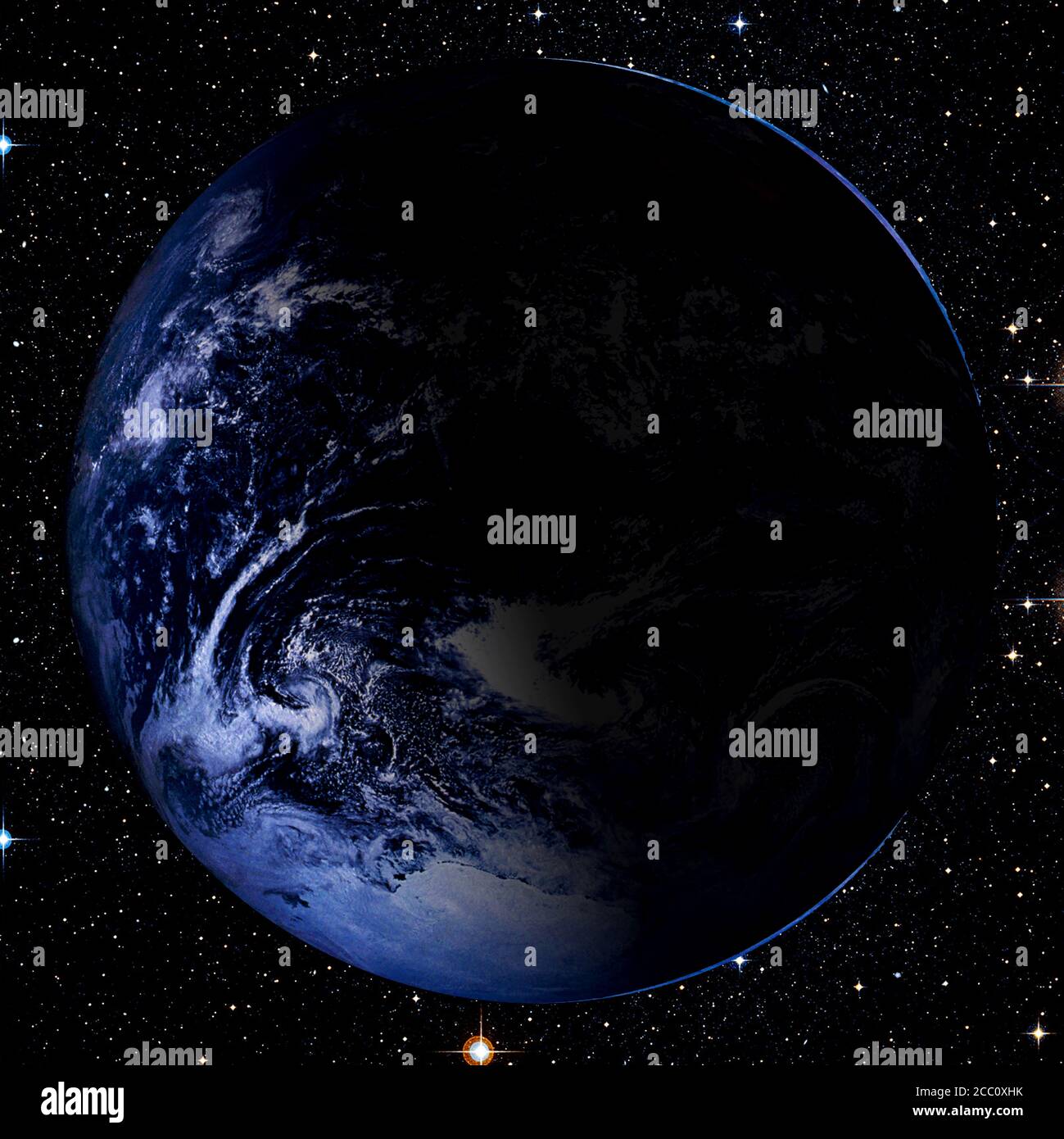 Blue marble map hi-res stock photography and images - Alamy