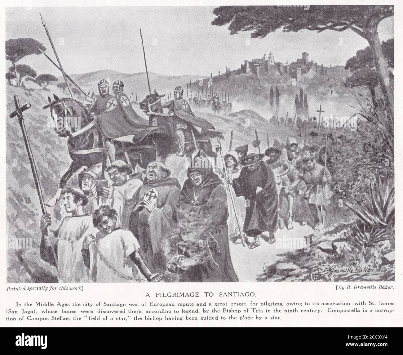 Christian pilgrimage routes hi-res stock photography and images - Alamy