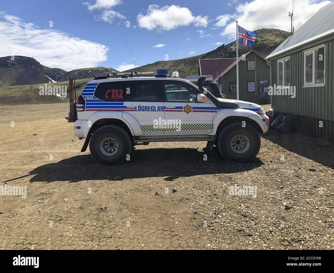 ALFTAVATN, ICELAND - Jul 04, 2019: Alftavatn Hut, Iceland, July 2019 ...