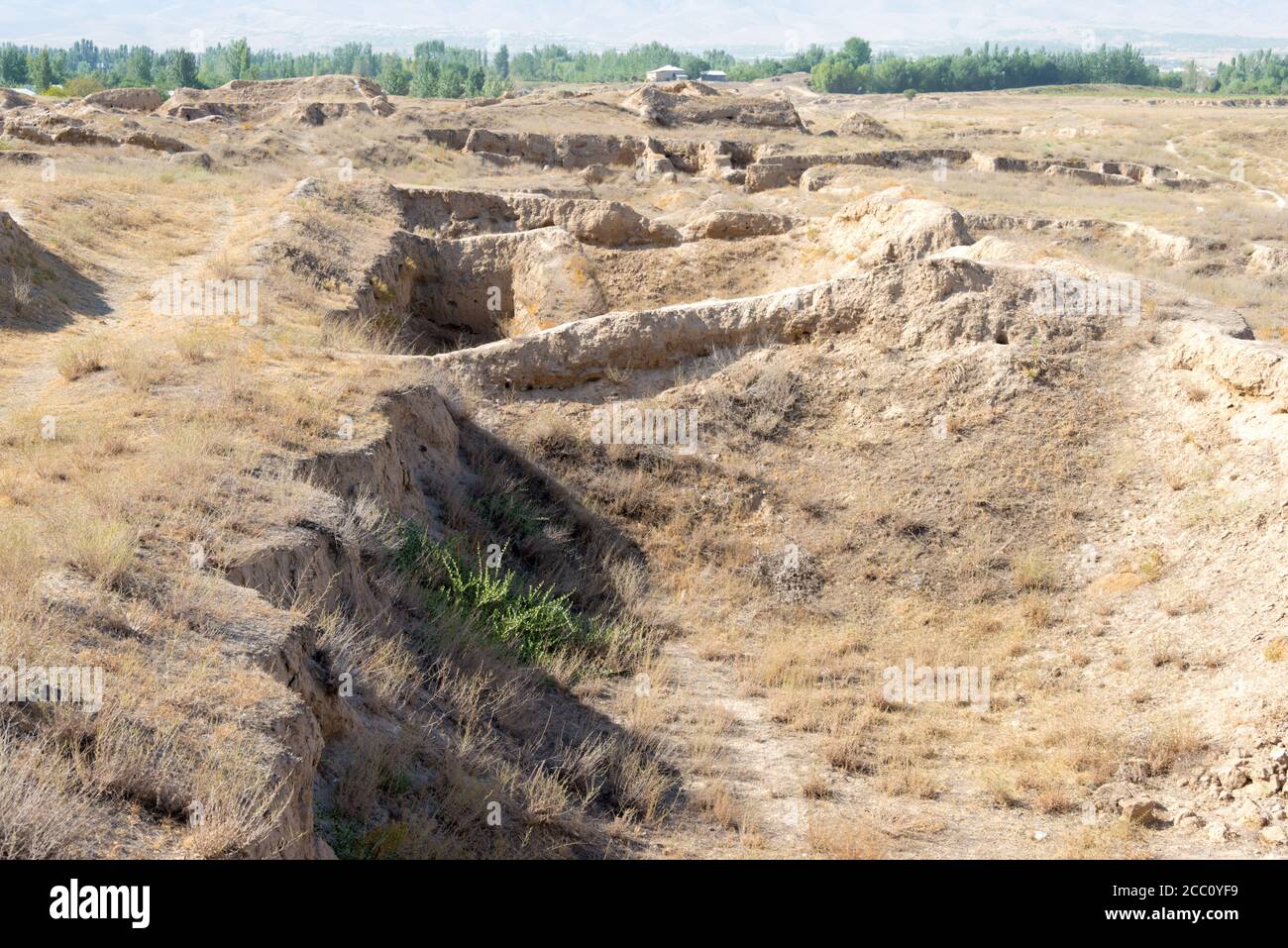 Panjakent, Tajikistan - Remains of Ancient Panjakent. a famous Historic ...