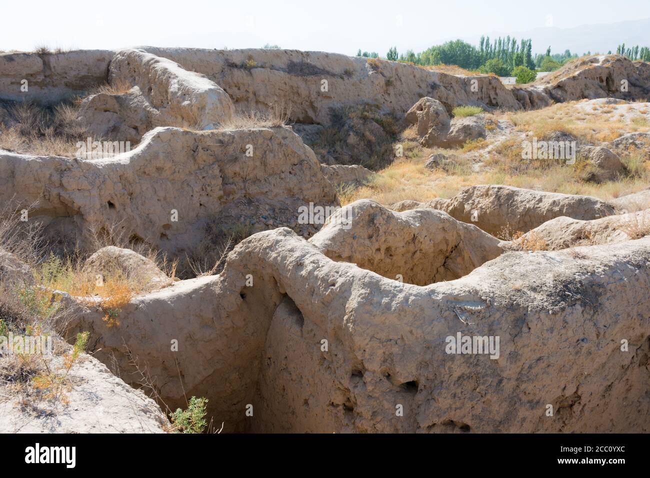 Panjakent, Tajikistan - Remains of Ancient Panjakent. a famous Historic ...