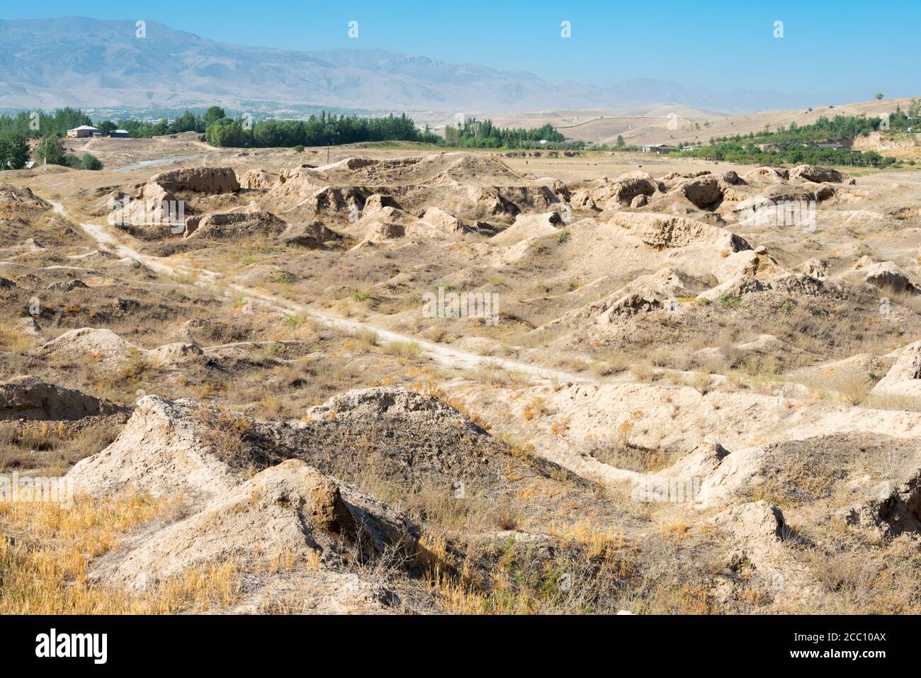Panjakent, Tajikistan - Remains of Ancient Panjakent. a famous Historic ...