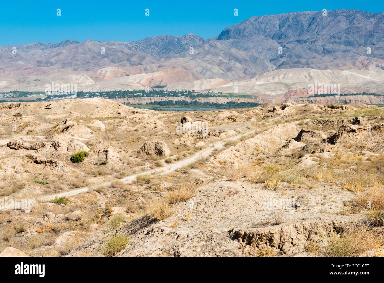 Panjakent, Tajikistan - Remains of Ancient Panjakent. a famous Historic ...