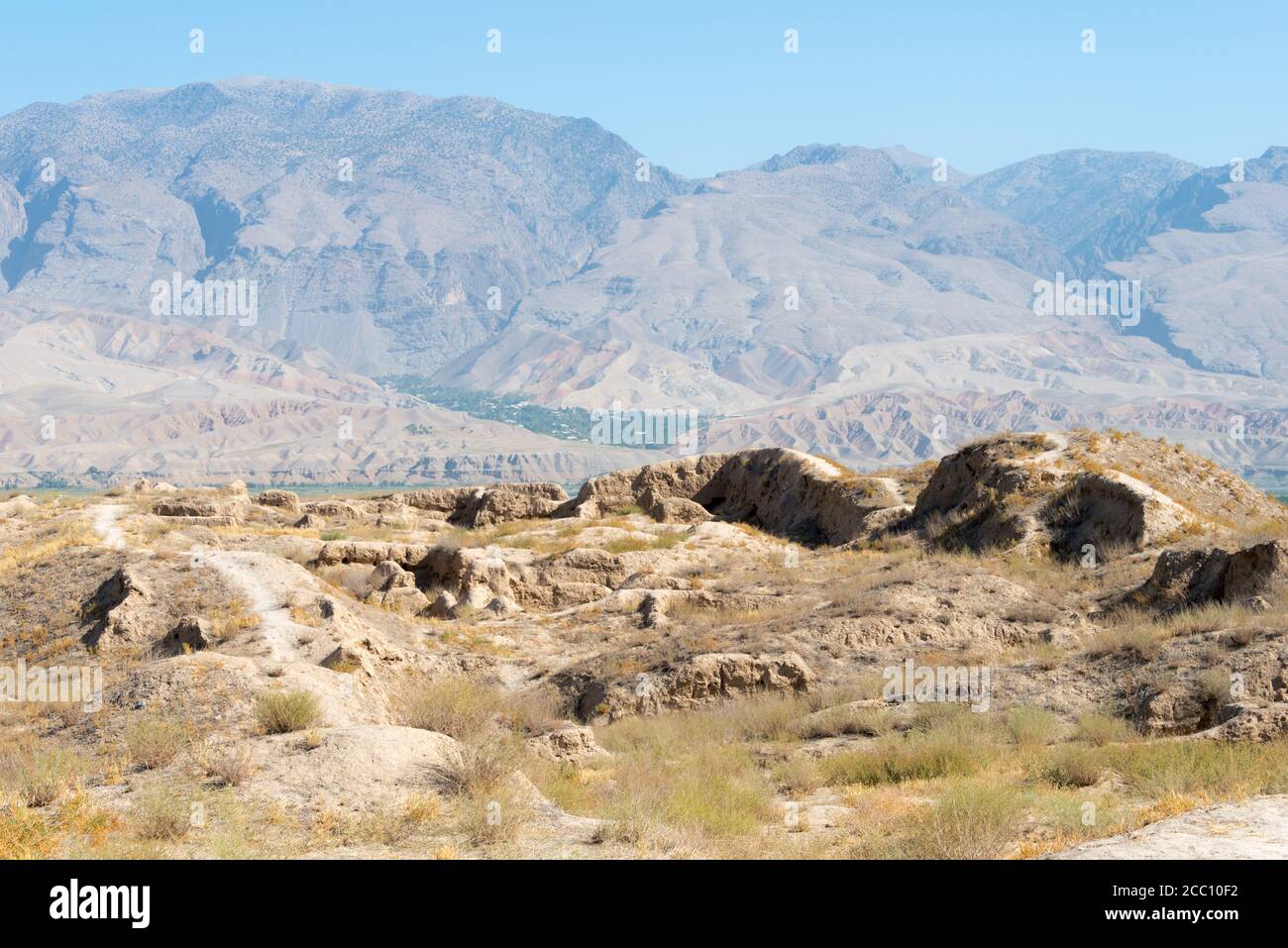Panjakent, Tajikistan - Remains of Ancient Panjakent. a famous Historic ...